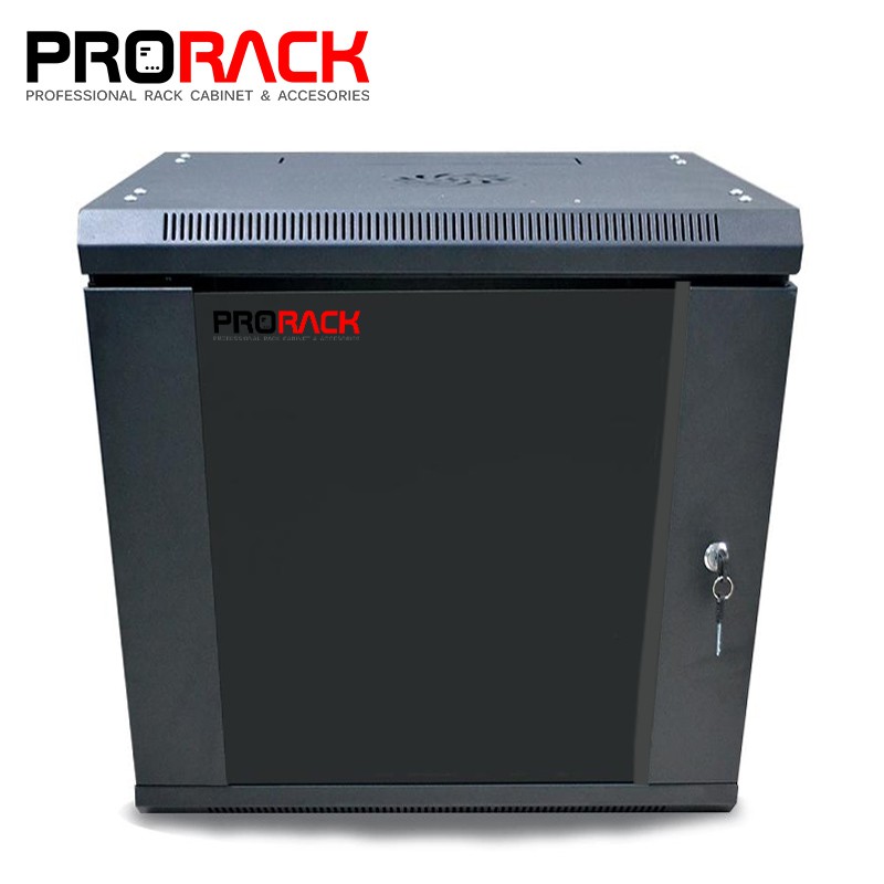 PRORACK 12U Server Rack Cabinet (For Self-Assembly) Wall mountable ...