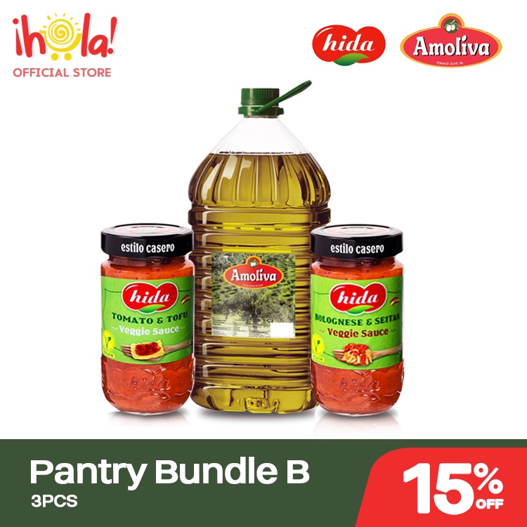 Hola Store PANTRY BUNDLE B 15% off (Hida + Amoliva) | Shopee Philippines