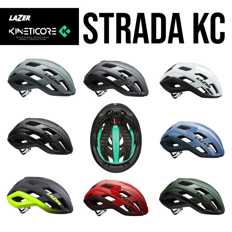 LAZER Strada KinetiCore Lightweight Impact Resistant Cap | Shopee ...