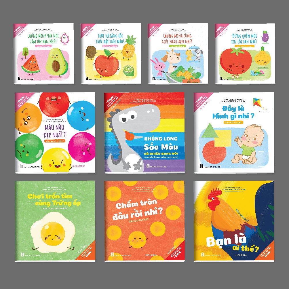 Vietnamese and English bilingual Ehon Combo book with listening and ...
