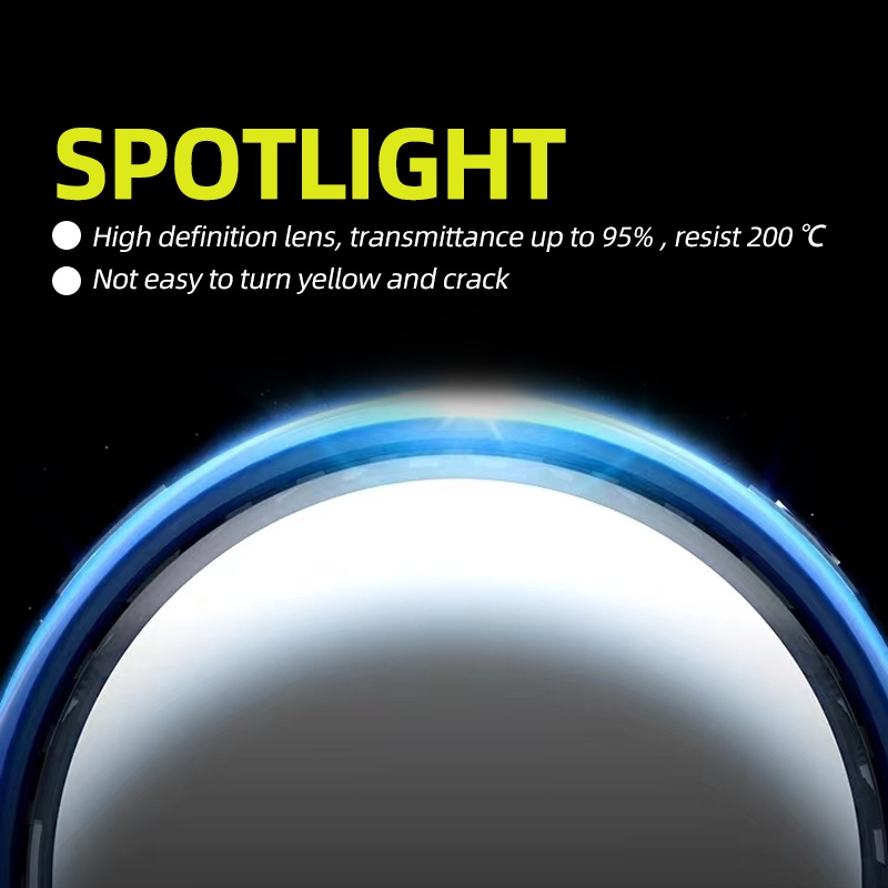 TUFFOO Universal Dual Color H4 HS1 H6 Ba20d High Low Beam Led Light For ...