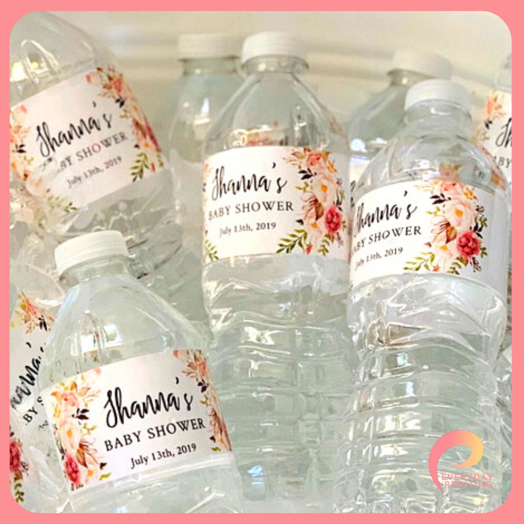 Personalized water bottle stickers / Waterproof Custom Labels for ...
