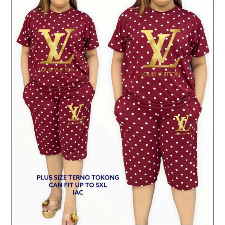 PLUS SIZE TOKONG TERNO POLCA FIT L-4XL WITH 2 SIDE POCKET COTTON SPANDEX MALAMIG SA KATAWAN ...