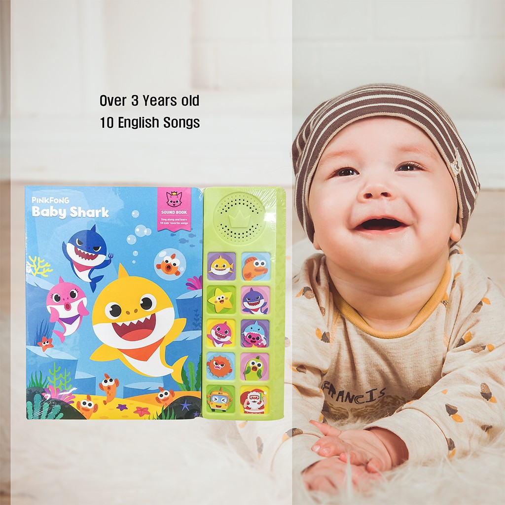 Pinkfong sound book Baby Shark Songs Playlist 10 English Version ...