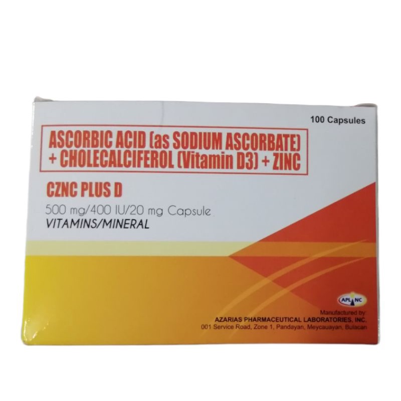 Cznc Plus D Citrazee Ascorbic Acid As Sodium Ascorbate Vitamin D3