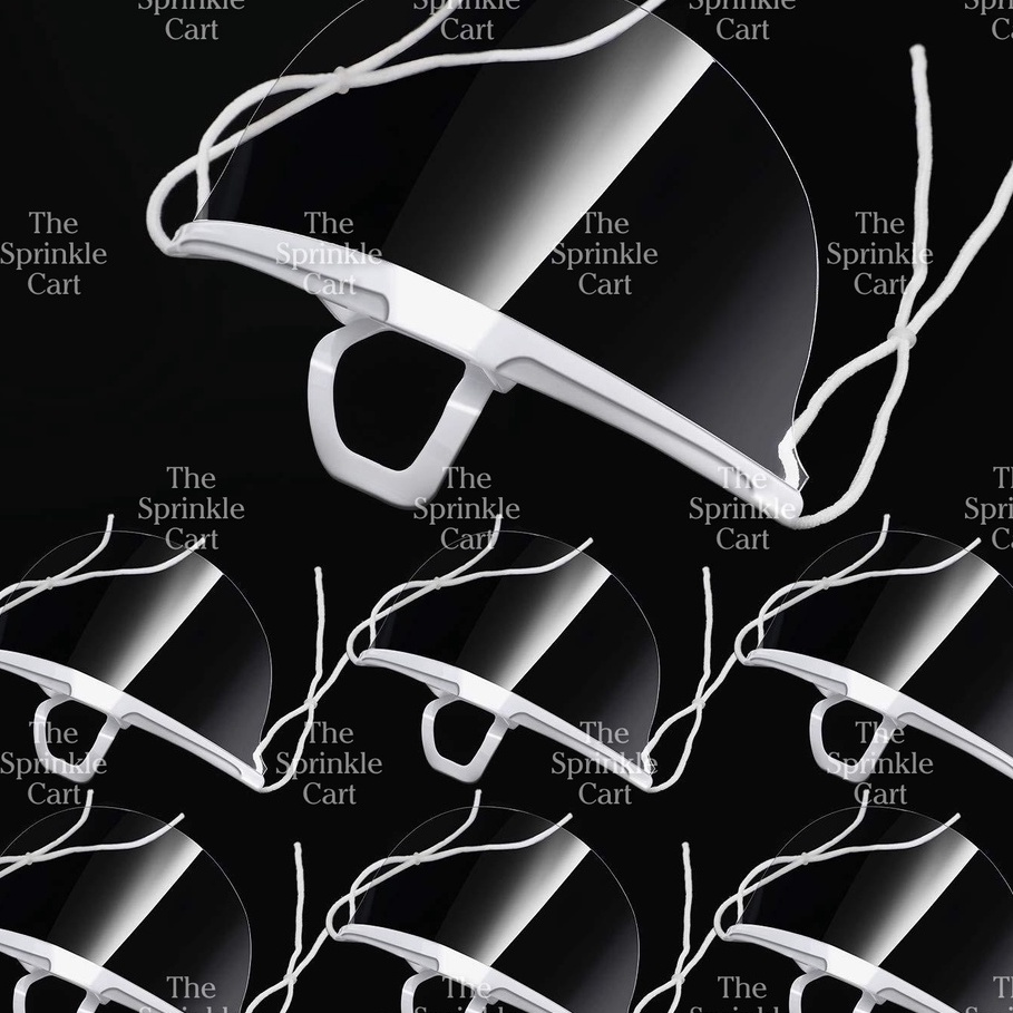 10pcs Spit Guard/Mouth Shield Food Protection Face Mask Anti-Fog ...