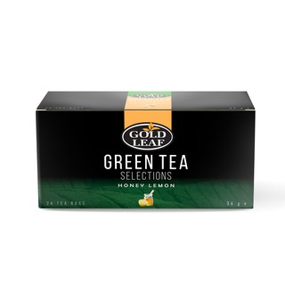 Gold Leaf Green Tea Selections: Honey Lemon 24 Teabags ( Diet / Keto ...