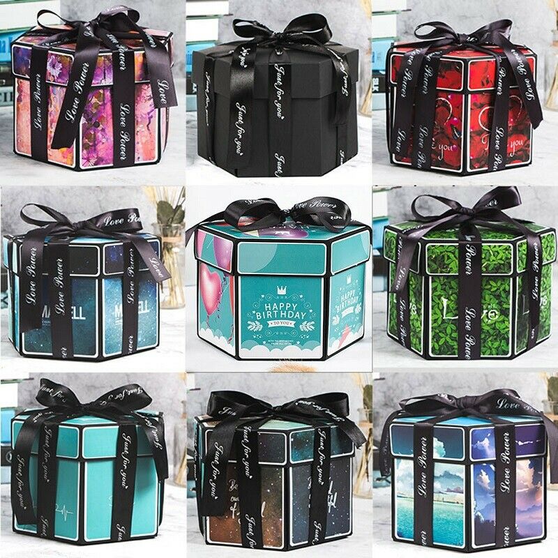 1pcsSurprise Love Explosion Box Gift Explosion Anniversary Scrapbook ...