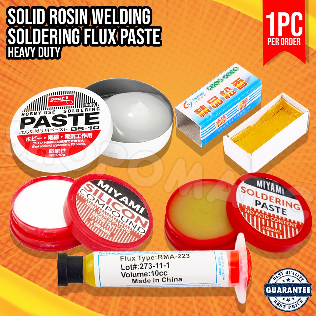 Universal Solid Rosin Welding Soldering Flux Paste Soldering Paste SALE | Shopee Philippines