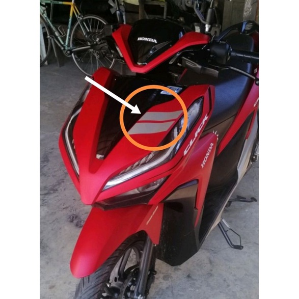 HONDA CLICK V2 FRONT LINING STRIPE STICKER DECALS | Shopee Philippines