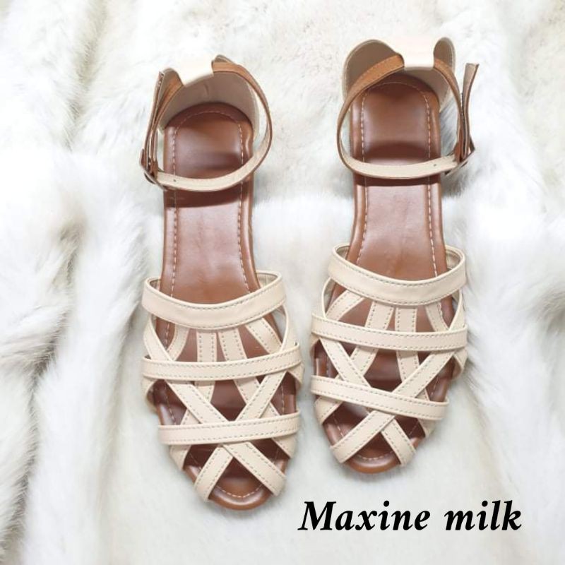 Maxine Strappy Flat Sandals - Laguna Made | Shopee Philippines