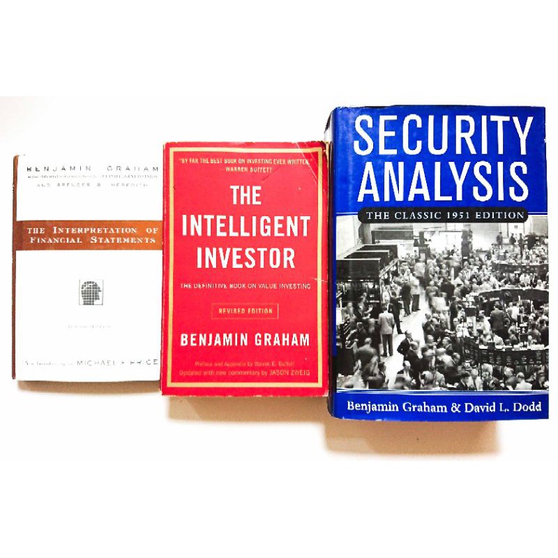 Benjamin Graham Investment Books | Security Analysis Interpretation of ...