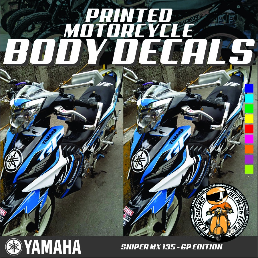 Yamaha Sniper MX 135 Body Decals / Sticker | Shopee Philippines