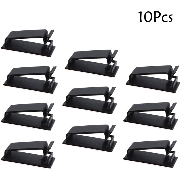 5/10 Pcs Cable Clips Adhesive Cable Organizer Cord Holder Durable ...