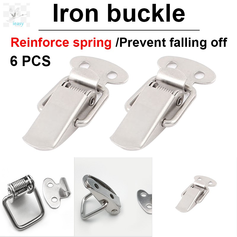 6Pcs Spring Loaded Suitcase Chest Tool Box Locking Toggle Latch Hasp ...