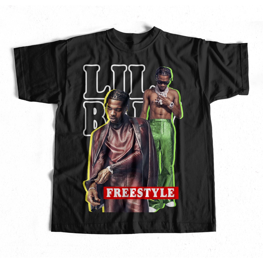 Oversize Cotton T-Shirt Rappers Bootleg Collections - Lil Baby Mac ...