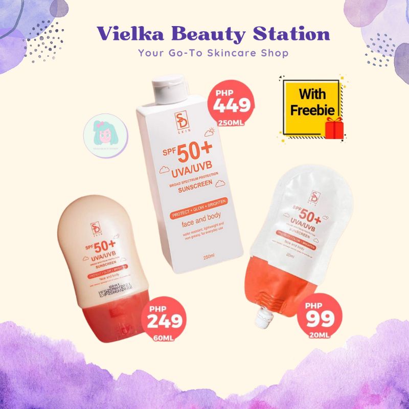 Sugar Dolls Sunscreen SPF 50 in 20ml | 60ml | 250ml | Shopee Philippines