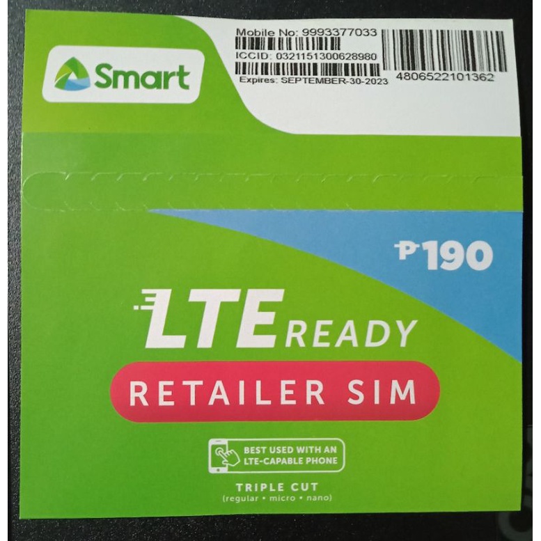 Smart Retailer SIM with 150 loadwallet | Shopee Philippines
