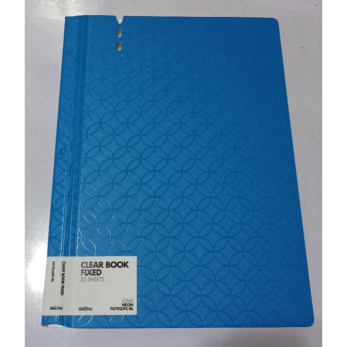 40 sheets or 20 sheets Sworld Long Clear book Fixed With Inside pocket ...