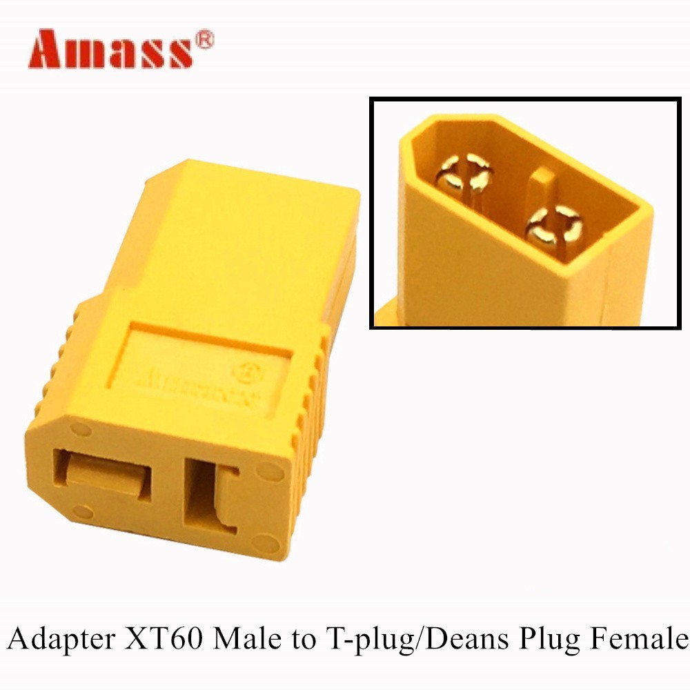 Amass XT60 Male To TPlug T Dean Female Converter Adapter | Shopee Philippines
