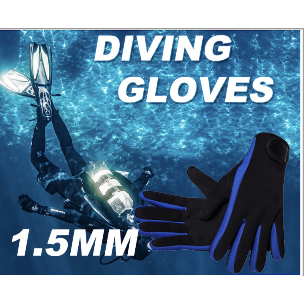 Diving gloves wear-resistant non-slip snorkeling gloves Winter swimming ...