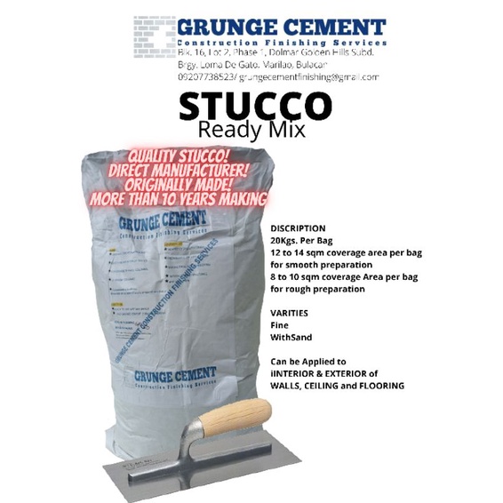 Shop stucco cement for Sale on Shopee Philippines