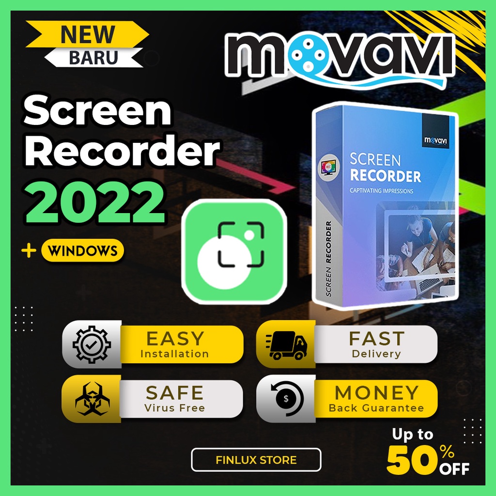 Movavi Screen Recorder v22.5.1 Latest 2022 For Window | Shopee Philippines