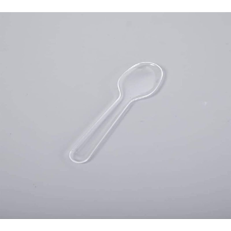 200 pcs. Mini Clear Plastic Spoons Disposable Flatware For Jelly Ice ...