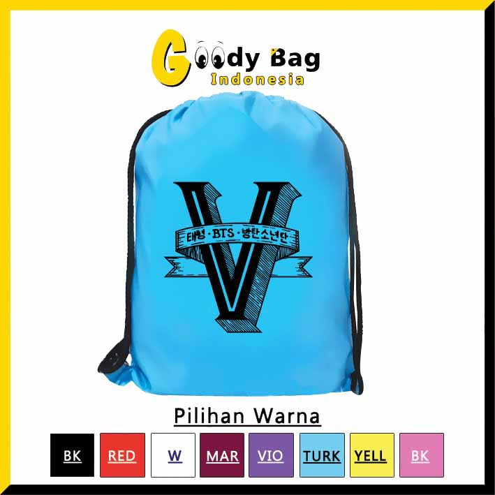 Stringbag Korean KPOP BTS TAEHYUNG Drawstring Backpack | Shopee Philippines