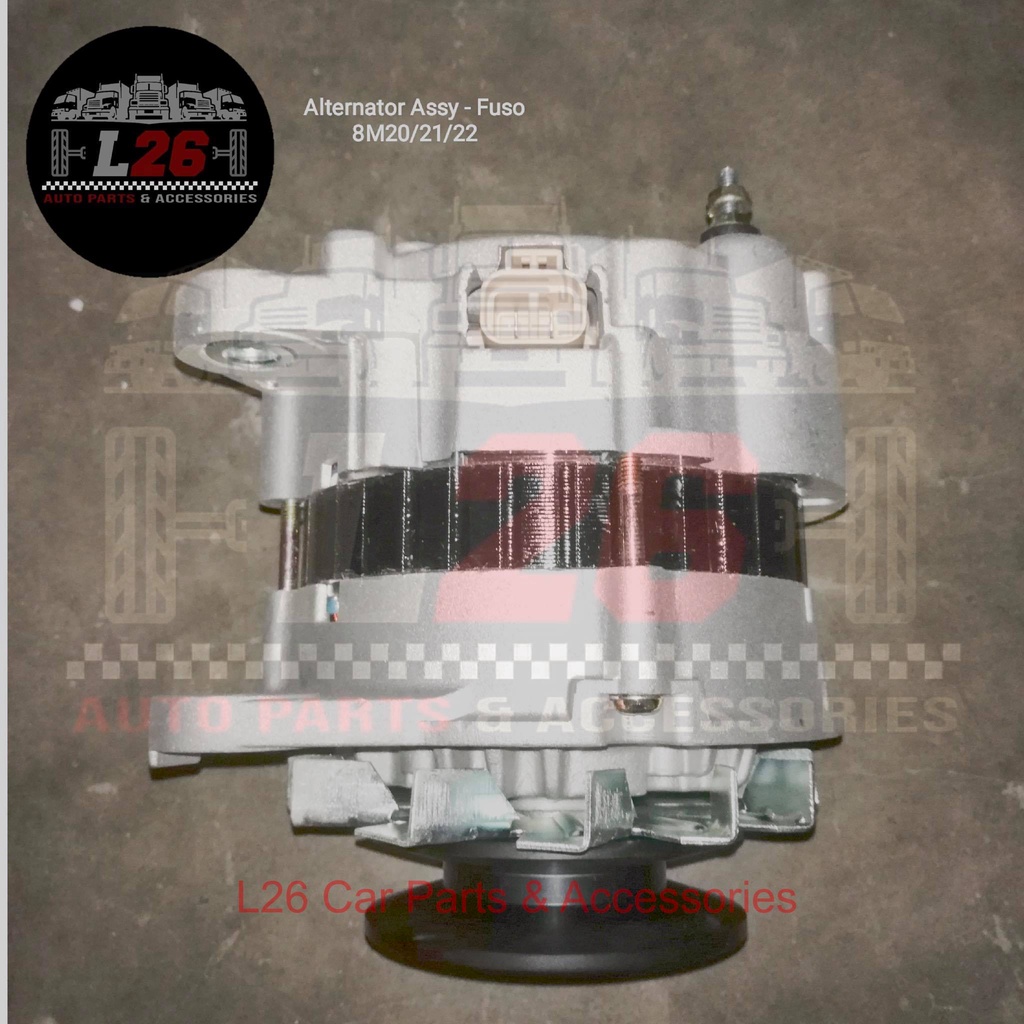Fuso 8M20 / 8M21/ 8M22 Alternator Assembly 45A , 24v Single Pulley w/o ...