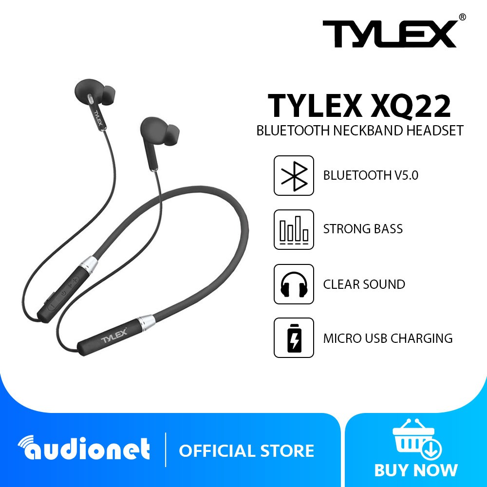 TYLEX XQ22 Wireless Bluetooth Neckband Headset Strong Bass Sound ...