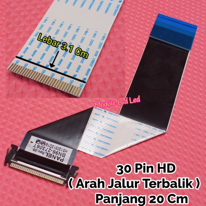Lvds CABLE 30 PIN HD, REVERSE JALUR, LENGTH 20 CM | Shopee Philippines