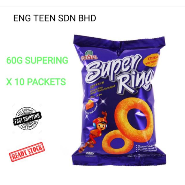 60Gx10 SUPERING CHEESE SNACK | Shopee Philippines