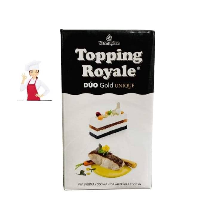 100% Heavy Whipping Cream 1 Liter TOPPING ROYALE (Vermuyten) Fast ...