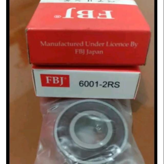 Ball bearing 6001 2RS FBJ | Shopee Philippines