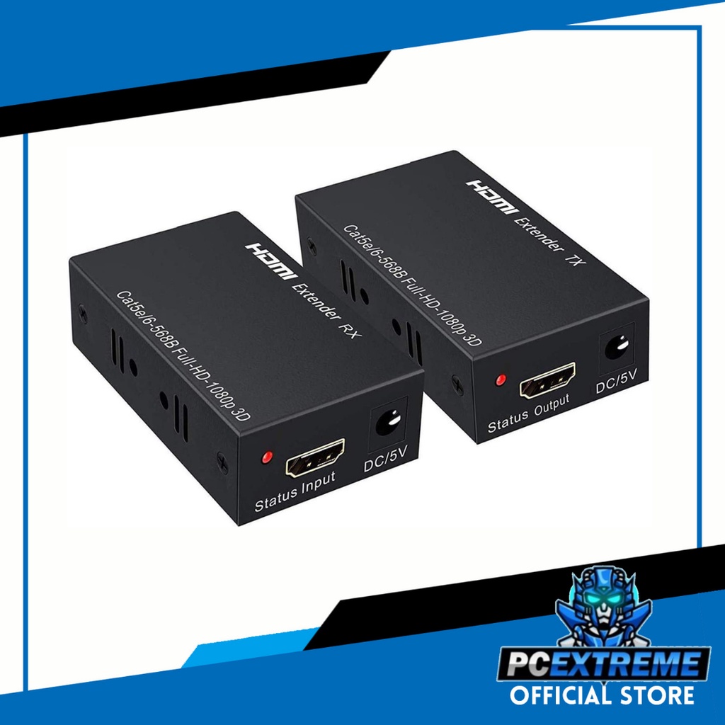 Hdmi Expansion Extender Full Hd 1080p High Quality 60 METERS | Shopee ...