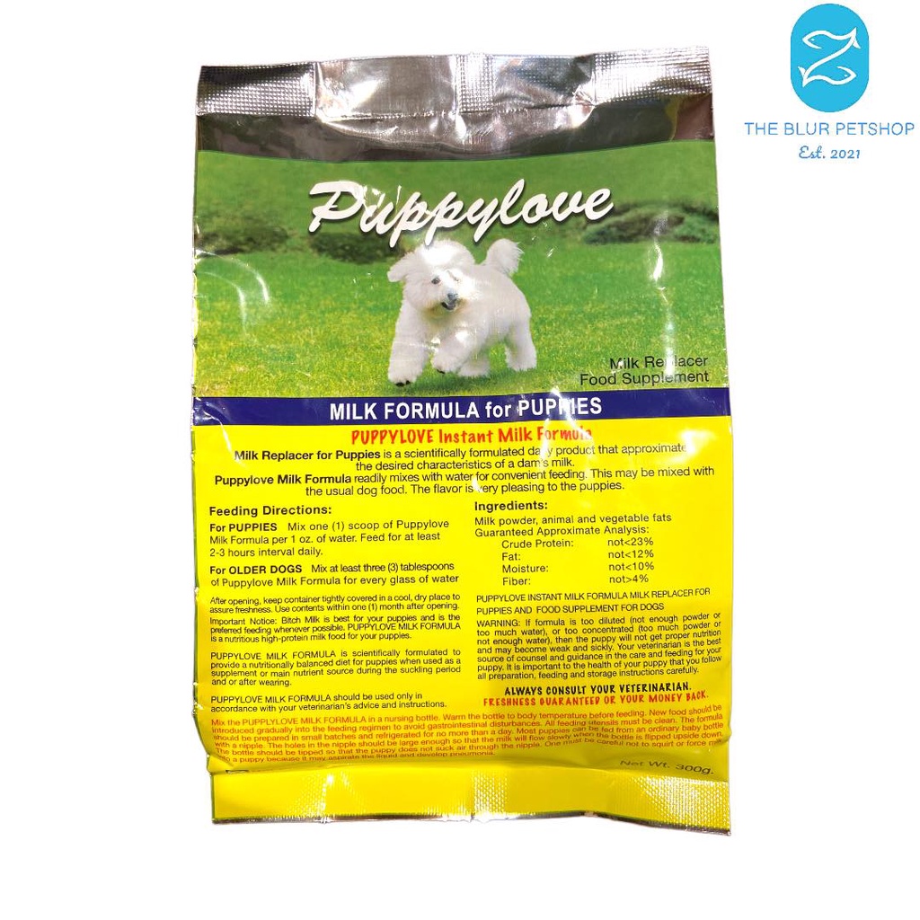 300g Puppy Love Powdered Milk For Puppies Dog Cat | Shopee Philippines
