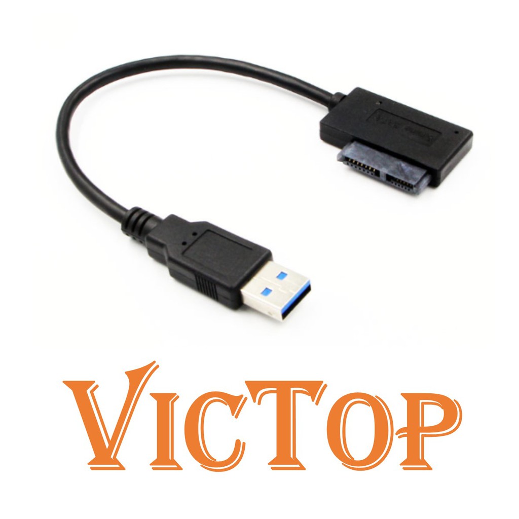 USB 3.0 to 7+6 13Pin Slimline SATA Laptop CD/DVD Rom Optical Drive ...