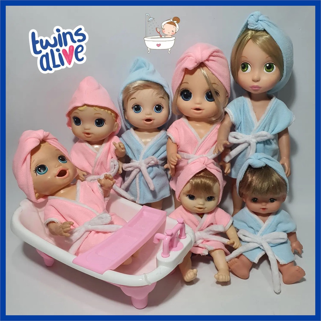 Baby Alive MellChan Animator Doll Clothes Bath Towel Robe | Shopee ...