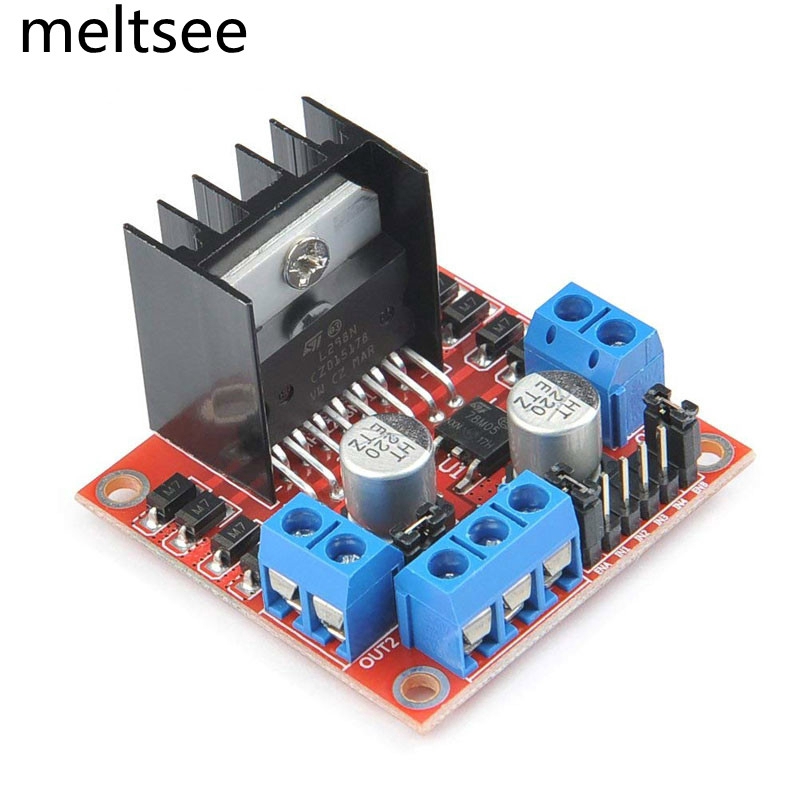 L298N driver board module L298 stepper motor smart car robot breadboard ...