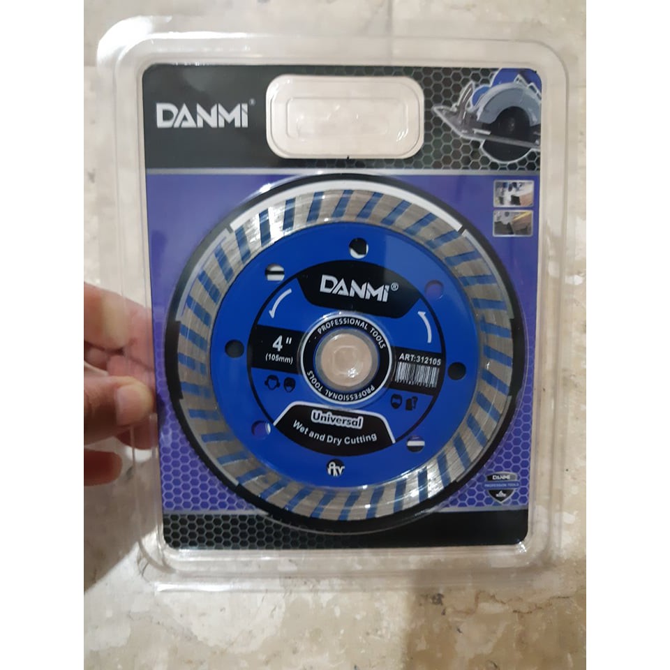 Diamond Disc 4" Wet & Dry Cutting Disc 4" / Danmi Diamond Cutting Disk ...
