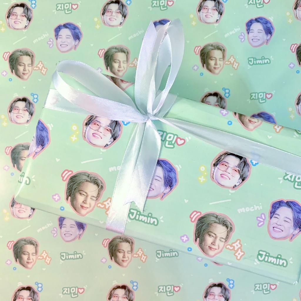 ADHESIVEPACKAGING BTS JIMIN GIFT WRAPPER KPOP MERCHANDISE BT21 IDOL ...