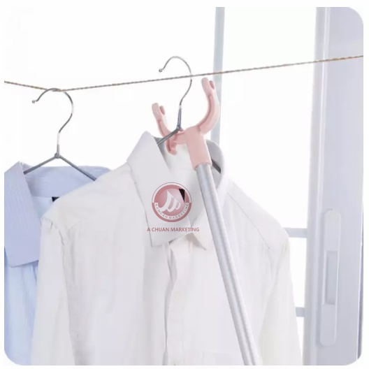 Adjustable Clothes Pole Fork Scalable Pole Closet Stick Pole Clothes ...