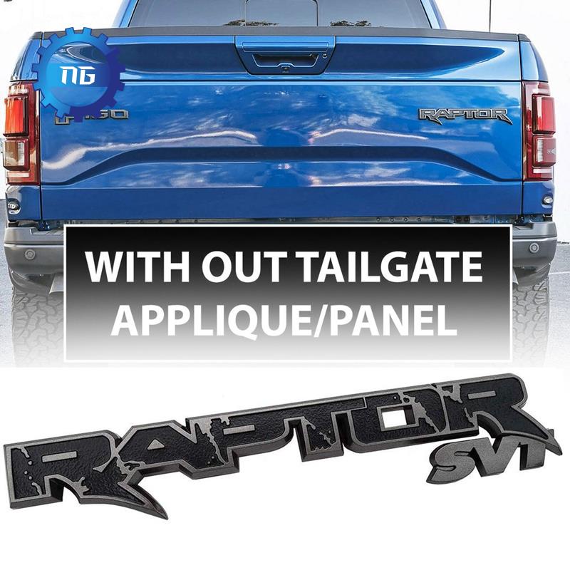 [In Stock]Car Rear Trunk Emblems Raptor SVT Emblem 3D Logo Tailgate ...