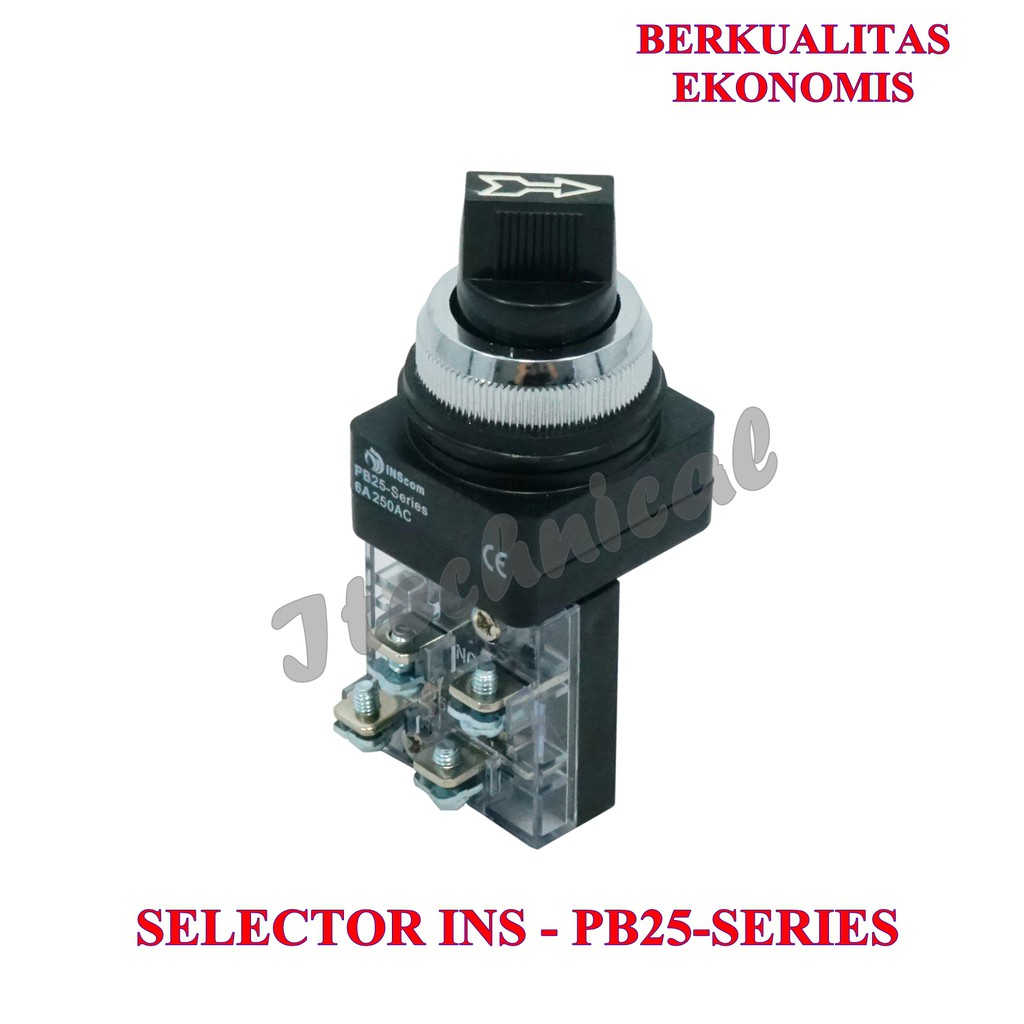 Selector SWITCH INS 25mm 4 FEET ON OFF PB25-11 / SELECTOR SWITCH INS ON ...