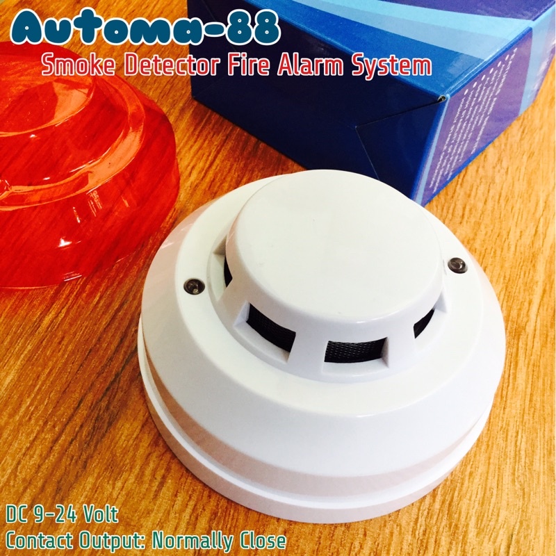 Smoke detector Fire Alarm System 4 wire pin terminal cable DC 12V 24V ...