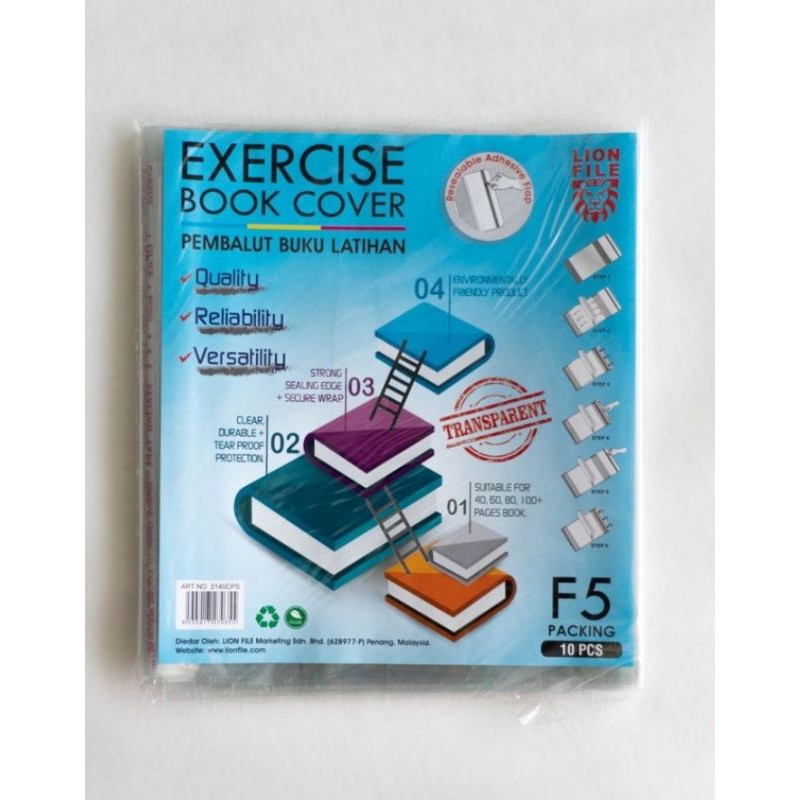 Book Cover Exercise Book Cover Clear F5 | Shopee Philippines
