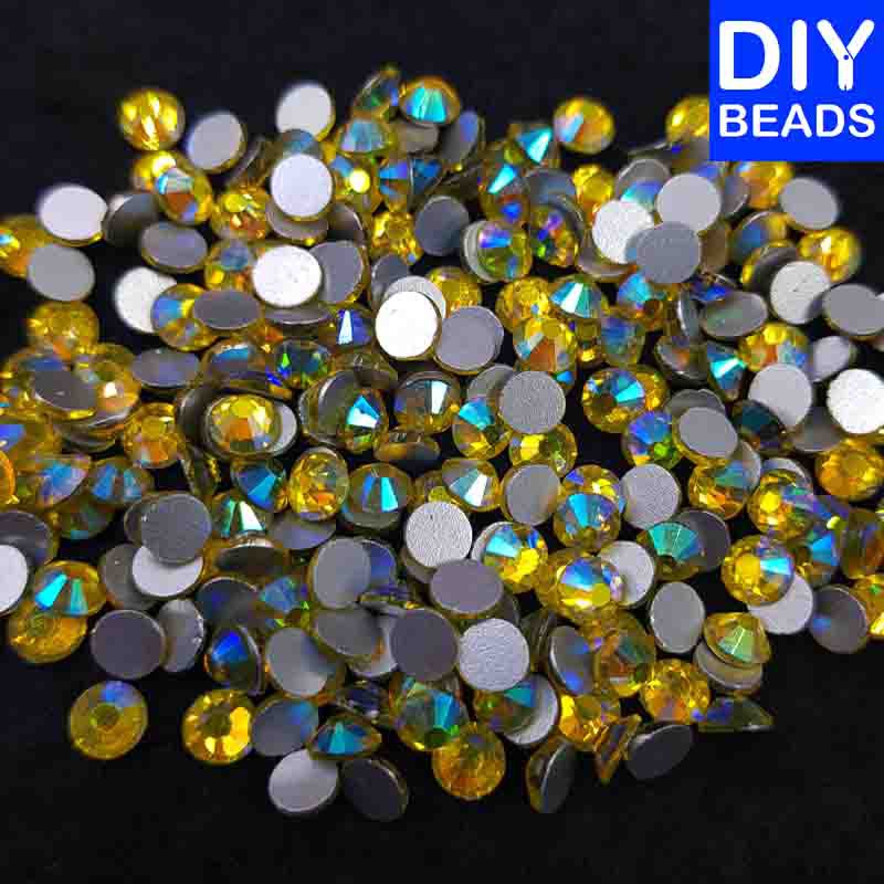 Rhinestone Glass Class A (Citrine AB) | Shopee Philippines