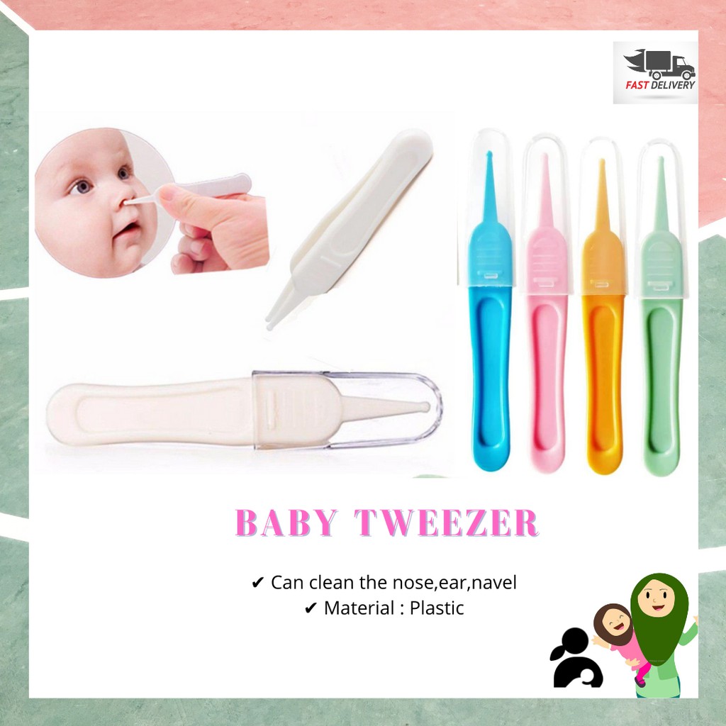 Cb: BABY TWEEZER FOR NOSE EAR NAVEL / NOSE Cleaner, BABY Ears | Shopee ...