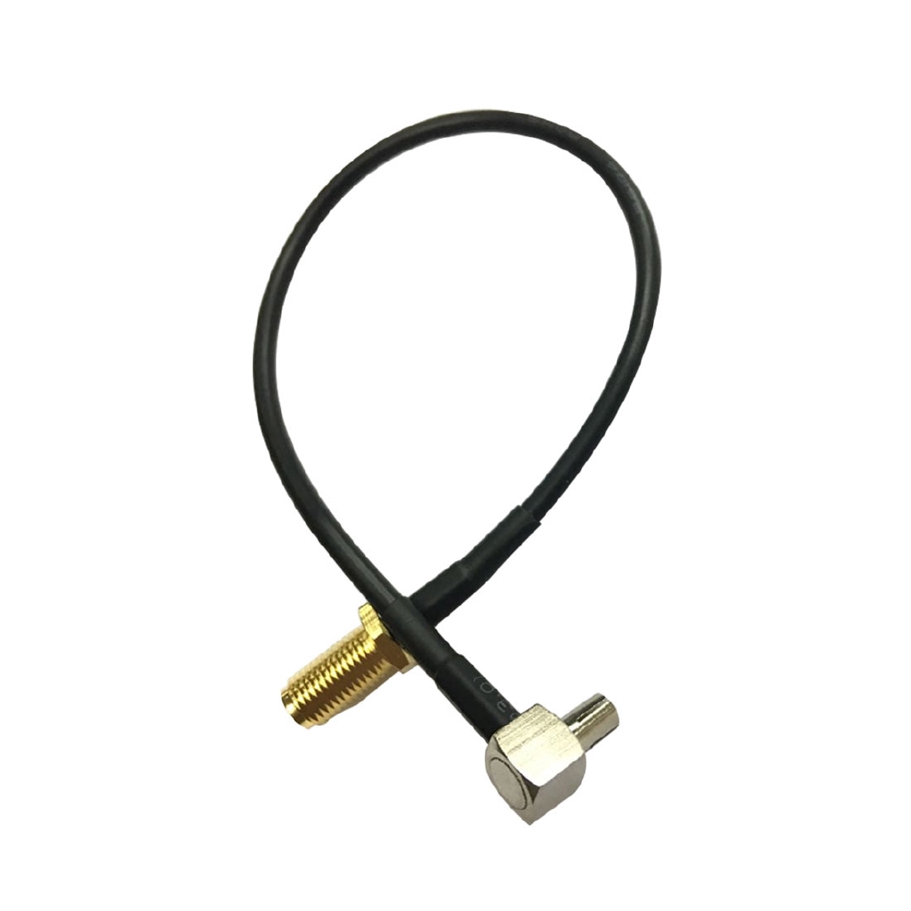 OSERJEP Brand 1pcs SMA Female Jack to TS9 Male Right Angle Pigtail Coaxial Cable Antenna ...